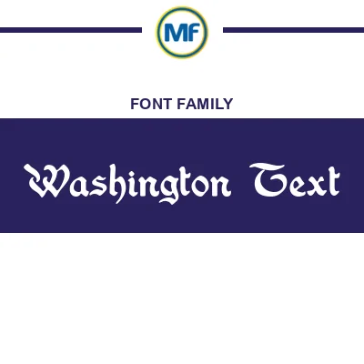 Download Washington Text Fonts | MaisFontes