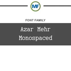 Azar Mehr Monospaced Serif Bold: Free Font Download | MaisFontes
