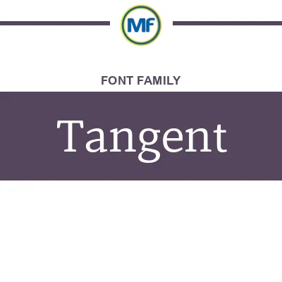 Tangent Font Family: Free Download | MaisFontes