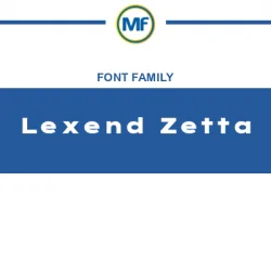 Lexend Zetta Bold: Free Font Download | MaisFontes