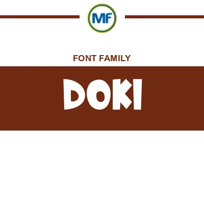 Download Doki Fonts | MaisFontes