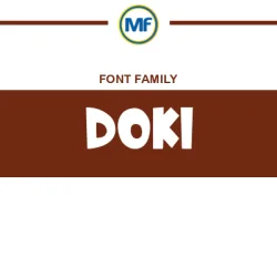Doki Lowercase Font: Free Download | MaisFontes