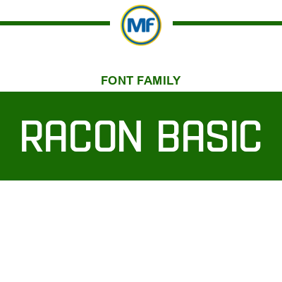 Racon Basic Font Family: Download Free | MaisFontes