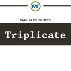Triplicate C3: Baixar Fonte Grátis | MaisFontes
