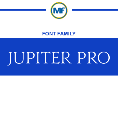 Download Jupiter Pro Fonts | MaisFontes