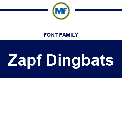 Download Zapf Dingbats Fonts | MaisFontes