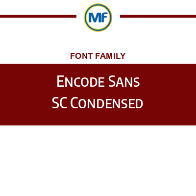 Download Encode Sans SC Condensed Fonts (Google Fonts) | MaisFontes