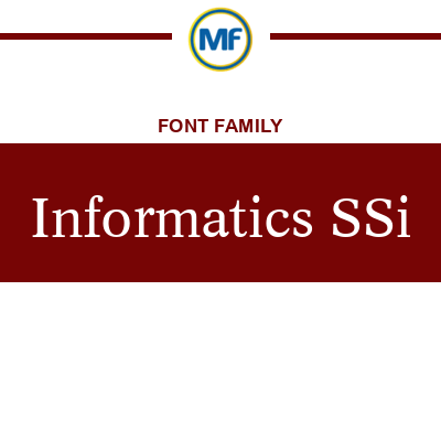 Download Informatics SSi Fonts | MaisFontes