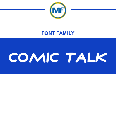 Comic Talk Font Family: Download Free | MaisFontes