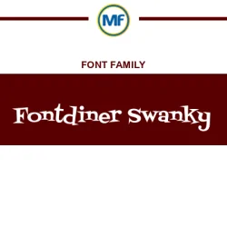 Fontdiner Swanky: Free Font Download | MaisFontes
