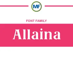 Allaina Bold Font: Free Download | MaisFontes