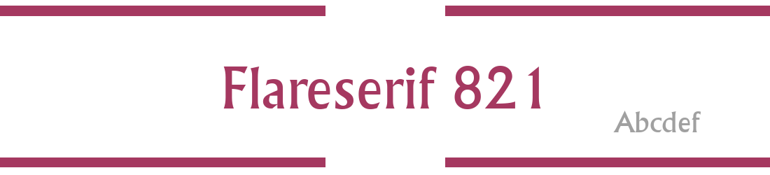 Flareserif 821 Bold: Free Font Download | MaisFontes