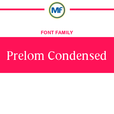 Prelom Condensed Font Family: Download Free | MaisFontes