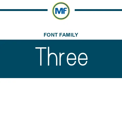 Download Three Fonts | MaisFontes
