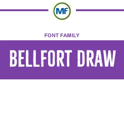 Download Bellfort Draw Fonts | MaisFontes