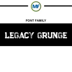 Legacy Grunge Outline Bold: Free Font Download | MaisFontes