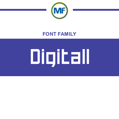 Digitall Font Family: Download Free | MaisFontes