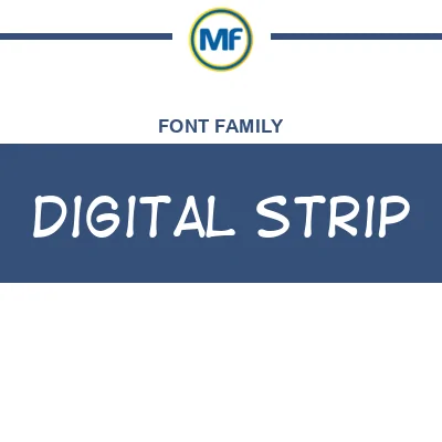 Digital Strip Font Family: Download Free | MaisFontes