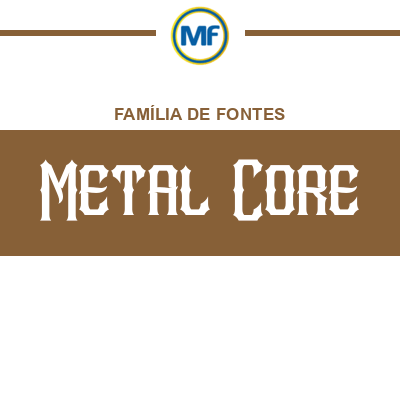 Metal Core Família de Fontes: Baixe Grátis | MaisFontes