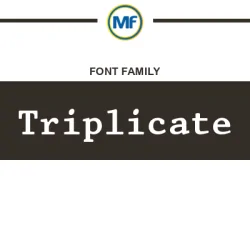 Triplicate C3 Bold: Free Font Download | MaisFontes