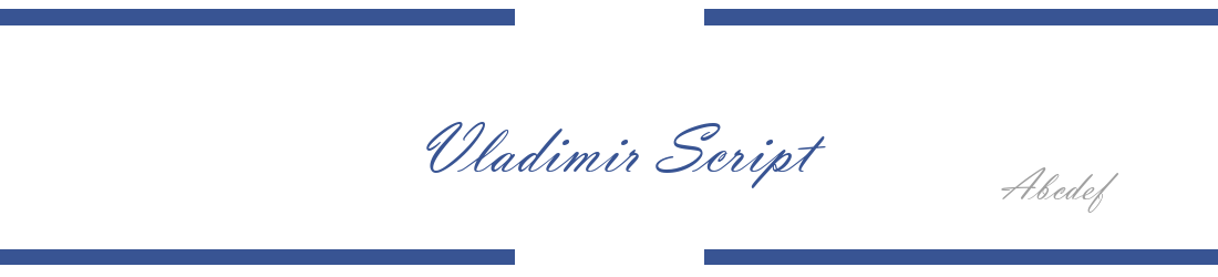 Vladimir Script: Free Font Download | MaisFontes