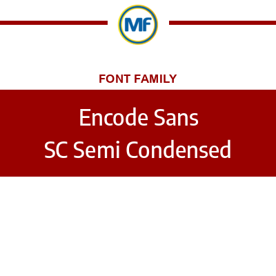 Download Encode Sans SC Semi Condensed Fonts (Google Fonts) | MaisFontes