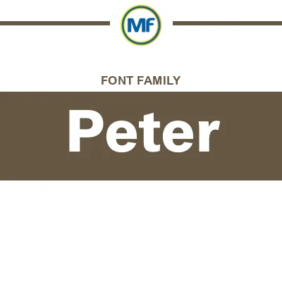 Download Peter Fonts | MaisFontes