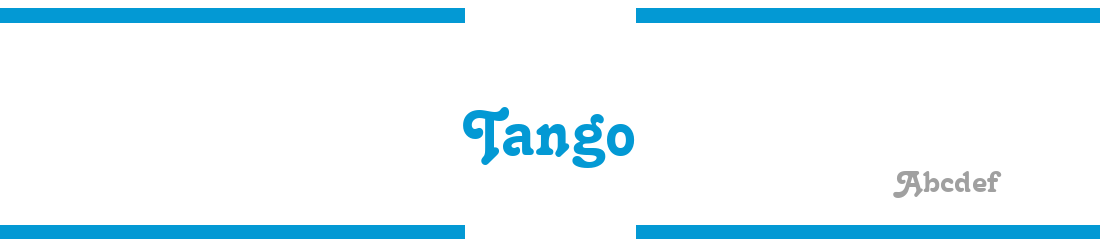Tango BT: Download Free Font | MaisFontes