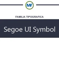 Segoe UI Symbol 8: Descargar Fuente Gratis | MaisFontes