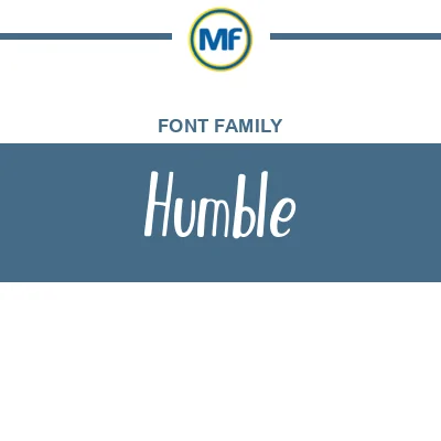 Download Humble Fonts | MaisFontes