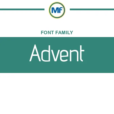 Download Advent Fonts | MaisFontes