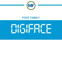 Digiface Regular: Free Font Download | MaisFontes