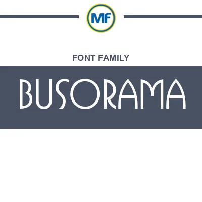 Download ITC Busorama Fonts | MaisFontes