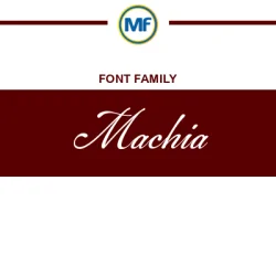 Machia: Download Free Font | MaisFontes