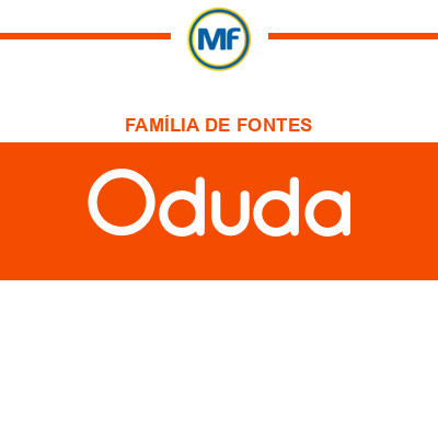 Oduda Família de Fontes: Baixe Grátis | MaisFontes