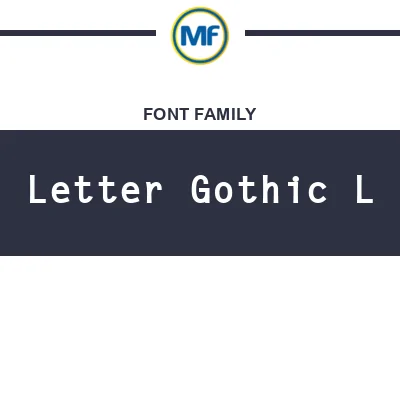 Download Letter Gothic L Fonts | MaisFontes