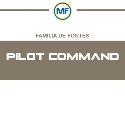 Pilot Command Família de Fontes: Baixe Grátis | MaisFontes