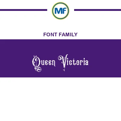 Download Queen Victoria Fonts | MaisFontes