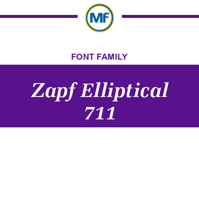 Download Zapf Elliptical 711 Fonts | MaisFontes