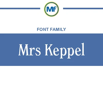 Download Mrs Keppel Fonts | MaisFontes