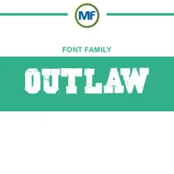 Outlaw: Free Font Download | MaisFontes