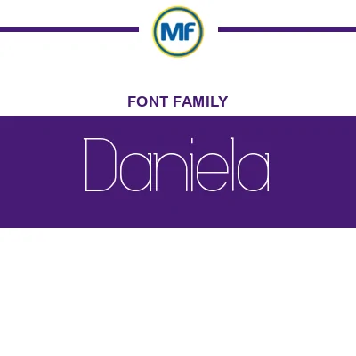 Daniela Font Family: Download Free | MaisFontes