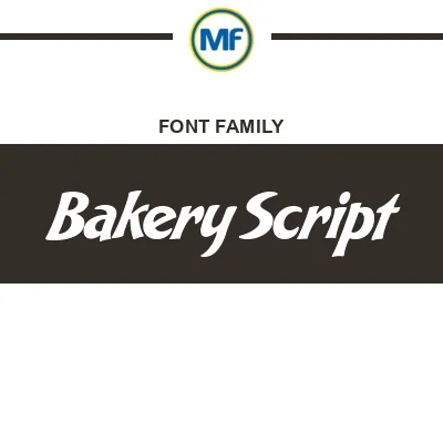 Download Bakery Script Fonts | MaisFontes