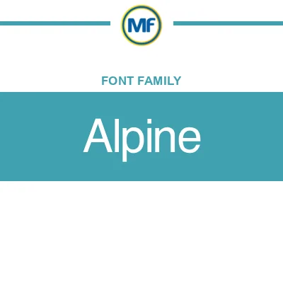 Download OPTI Alpine Fonts | MaisFontes