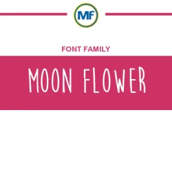Moon Flower Bold: Free Font Download | MaisFontes
