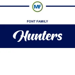Hunters Think: Free Font Download | MaisFontes