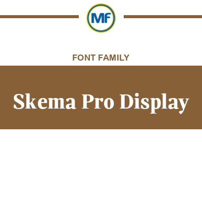 Download Skema Pro Display Fonts | MaisFontes