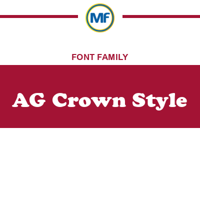 Download AG Crown Style Fonts | MaisFontes