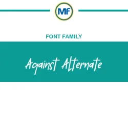 Against Regular Font: Free Download | MaisFontes