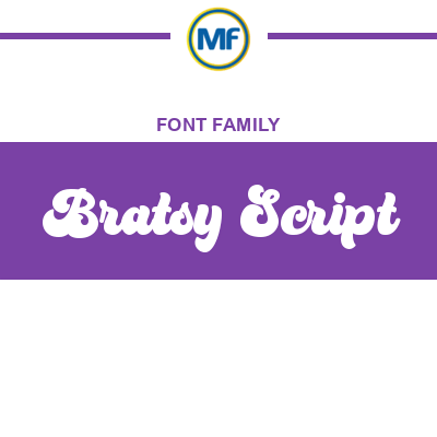 Download Bratsy Script Fonts | MaisFontes